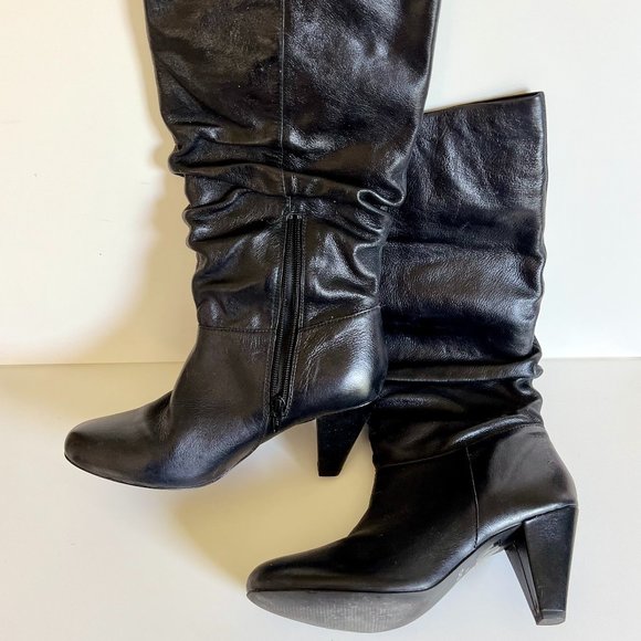 Aldo | Shoes | Aldo Black Leather Boots | Poshmark